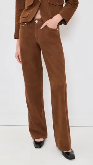 Rag & Bone Saige Suede Pants