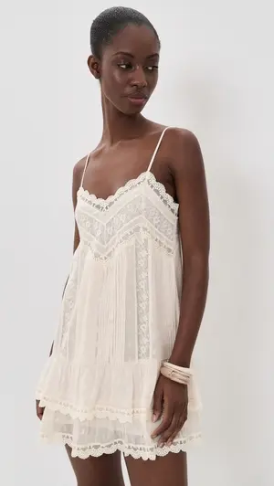 Rococo Sand Cary Lace Mini Dress
