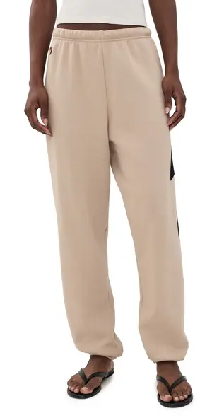 Aviator Nation Bolt Stitch Sweatpants - Sand