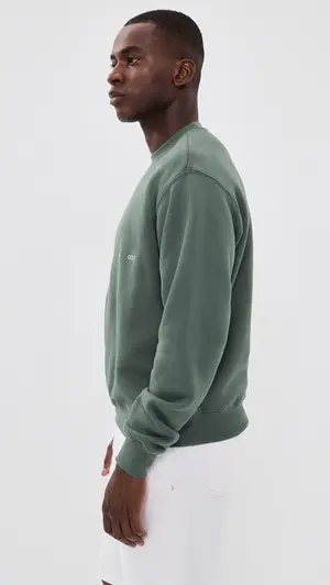QUIET GOLF Wordmark Crew Neck Sweatshirt