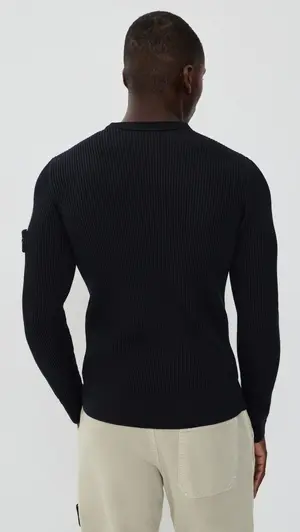 Stone Island Rib Crew Neck Sweater