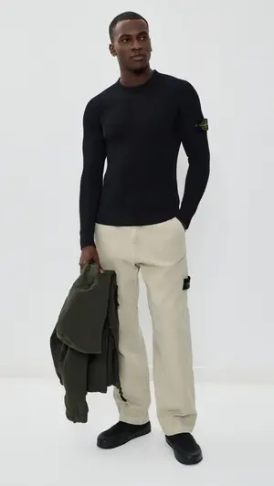 Stone Island Rib Crew Neck Sweater
