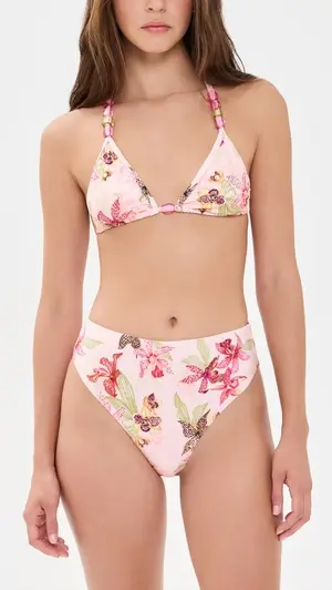 PatBO Orchid Bloom Bikini Bottoms