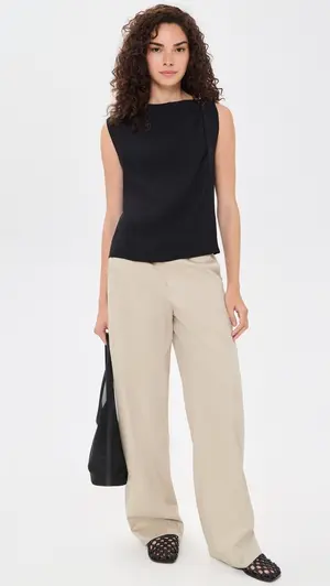Vince Draped Shoulder Top