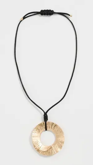 Cult Gaia Ren Necklace - Brushed Brass