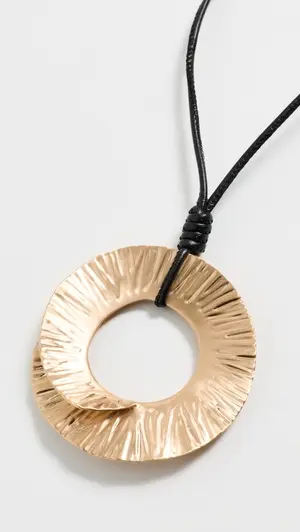 Cult Gaia Ren Necklace - Brushed Brass