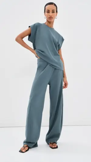 Tibi Lightweight Easy Sweatshirt Top