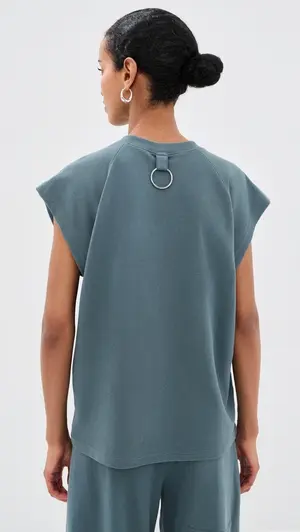 Tibi Lightweight Easy Sweatshirt Top