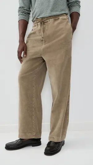 Officine Générale Fernand Washed Corduroy Pants