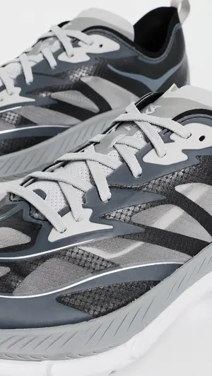 HOKA® Mafate Speed 4 Lite Sneakers - Black/stardust