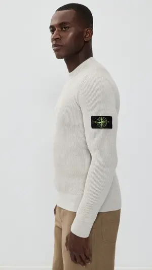 Stone Island Rib Crew Neck Sweater