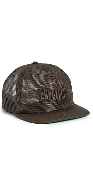Rhude Logo Mesh Hat - Brown