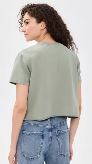 Splendid Palmer Terry Short Sleeve Tee - Eucalyptus