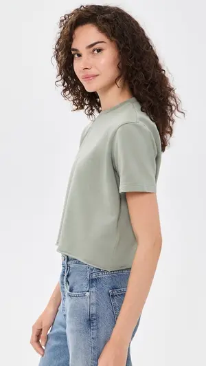 Splendid Palmer Terry Short Sleeve Tee - Eucalyptus