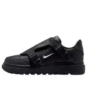 Nike NIKE Air Force 1 Low Luxe 'Black' Black/anthracite/metallic Silver