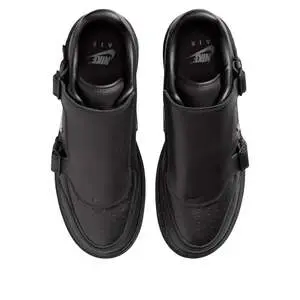 Nike Force 1 Low Luxe 'black - Black/anthracite/metallic Silver