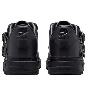 Nike Force 1 Low Luxe 'black - Black/anthracite/metallic Silver