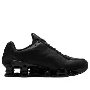 Nike Shox Tl "black Leather - Black/black/black