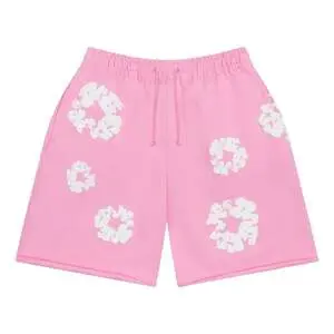 DENIM TEARS Cotton Wreath Sweatshorts - Pink