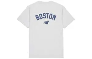 NEW BALANCE Back Print Boston Cotton T-shirt Asia Sizing
