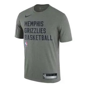 Nike X Nba Memphis Grizzlies Dri-fit Practice T-shirt - Grey