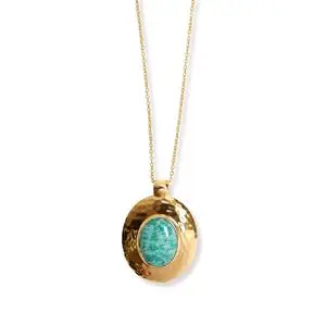 Argento Vivo Palma Pendant Necklace - Gold