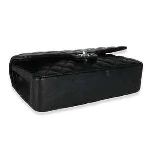 Chanel Quilted Lambskin Classic Double Flap Bag - Black