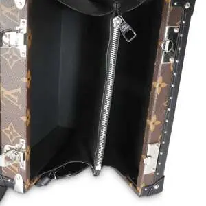 LOUIS VUITTON Monogram Macassar Canvas Clutch Box