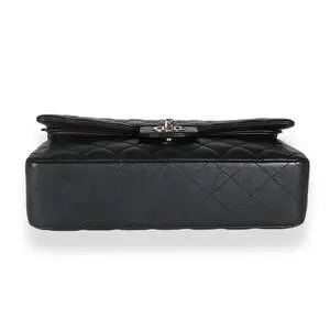 Chanel Quilted Lambskin Classic Double Flap Bag - Black