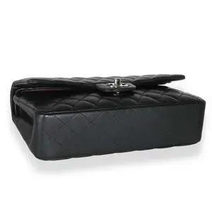 Chanel Quilted Lambskin Classic Double Flap Bag - Black