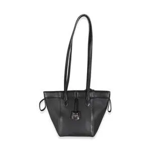 Fendi Black Vitello Origami Tote - Brown