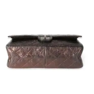 Chanel Bronze Quilted Reissue 2.55 226 Shoulder Bag - Metallic