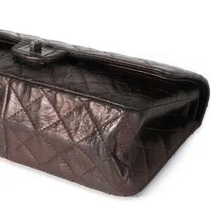 Chanel Bronze Quilted Reissue 2.55 226 Shoulder Bag - Metallic