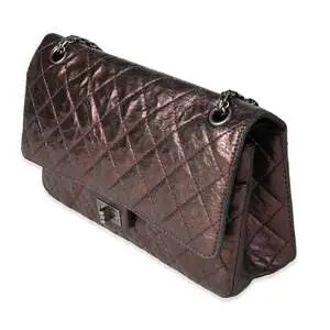 Chanel Bronze Quilted Reissue 2.55 226 Shoulder Bag - Metallic