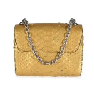 LOUIS VUITTON Metallic Python Twist Pm
