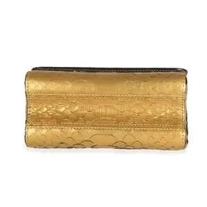 LOUIS VUITTON Metallic Python Twist Pm Shoulder Bag - Gold