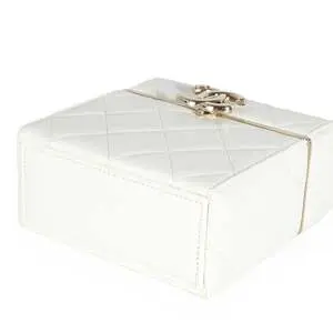 Chanel 22p Quilted Lambskin Box Clutch
