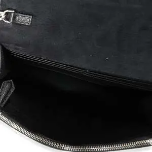 Fendi Vitello Elite & Mink Studded Karlito Chain Wallet