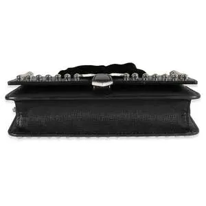 Fendi Vitello Elite & Mink Studded Karlito Chain Wallet