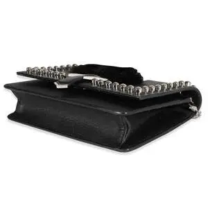 Fendi Vitello Elite & Mink Studded Karlito Chain Wallet