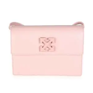 Off-White Saffiano Leather Jitney 2.0 Crossbody Bag - Pink