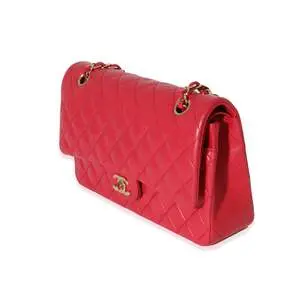 Chanel Quilted Lambskin Classic Double Flap Bag - Pink
