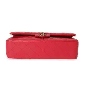 Chanel Quilted Lambskin Classic Double Flap Bag - Pink