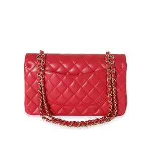 Chanel Quilted Lambskin Classic Double Flap Bag - Pink