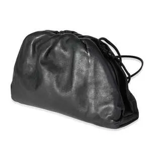 Bottega Veneta Calfskin Pouch Bag - Black
