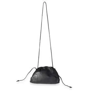 Bottega Veneta Calfskin Pouch Bag - Black