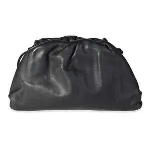 Bottega Veneta Calfskin Pouch Bag - Black