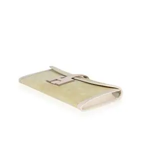 Hermès Jige Elan Clutch - Green