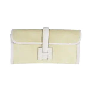 Hermès Jige Elan Clutch - Green