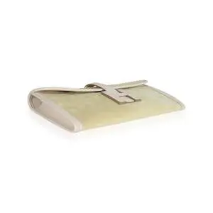 Hermès Jige Elan Clutch - Green